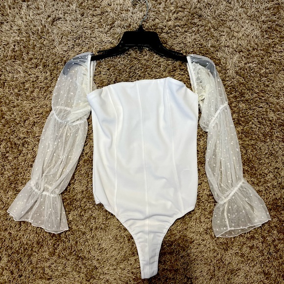 Missguided | Tops | Missguided Womens Bodysuit Blouse | Poshmark